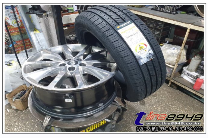 [ 더뉴쏘렌토 ] 한국타이어 다이나프로 HL3 235/55/19 타이어교환