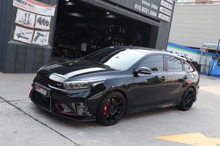 [K3GT] 휠튜닝 FFR1 매트블랙 경량휠